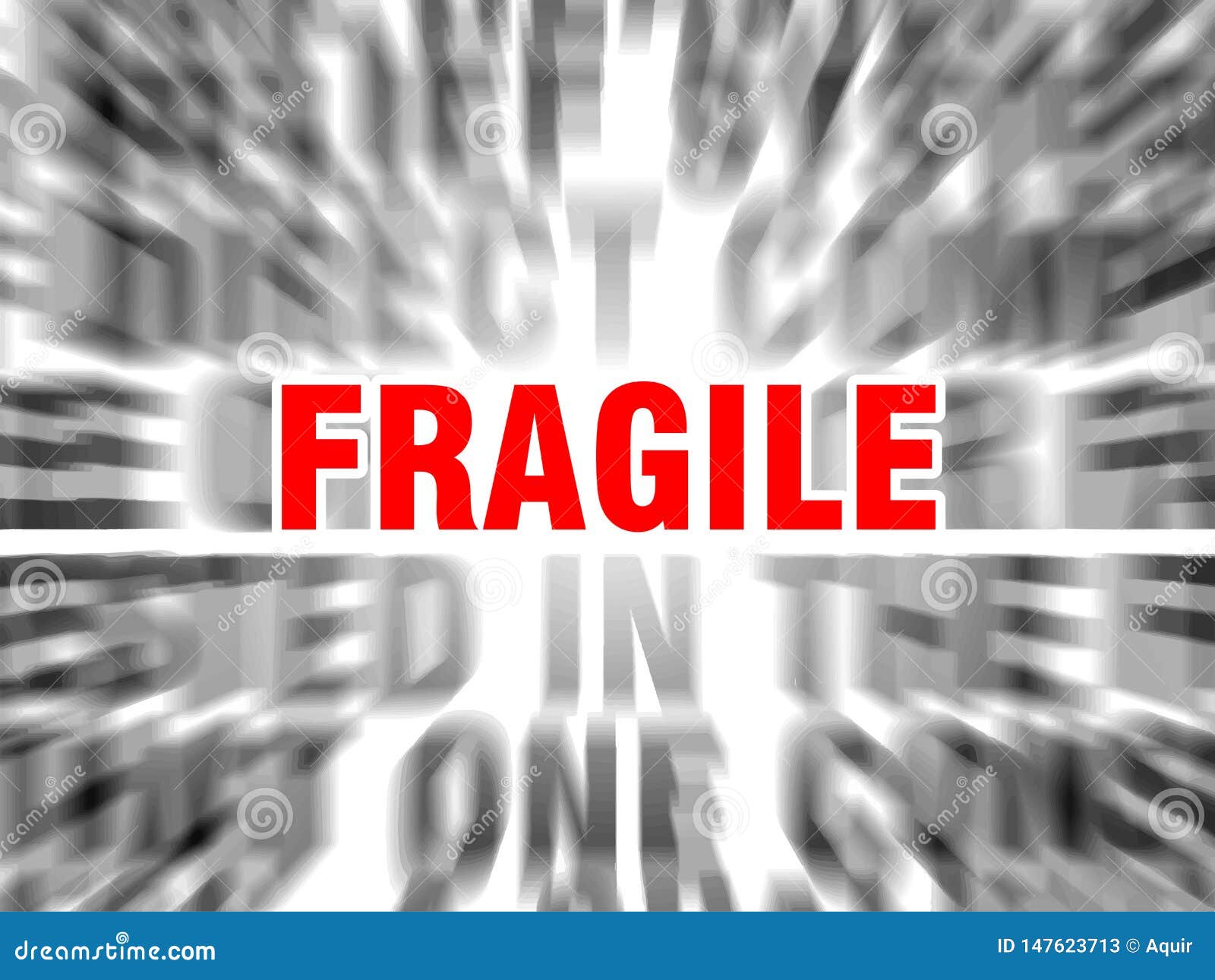 Fragile stock vector. Illustration of text, banner, zoom - 147623713