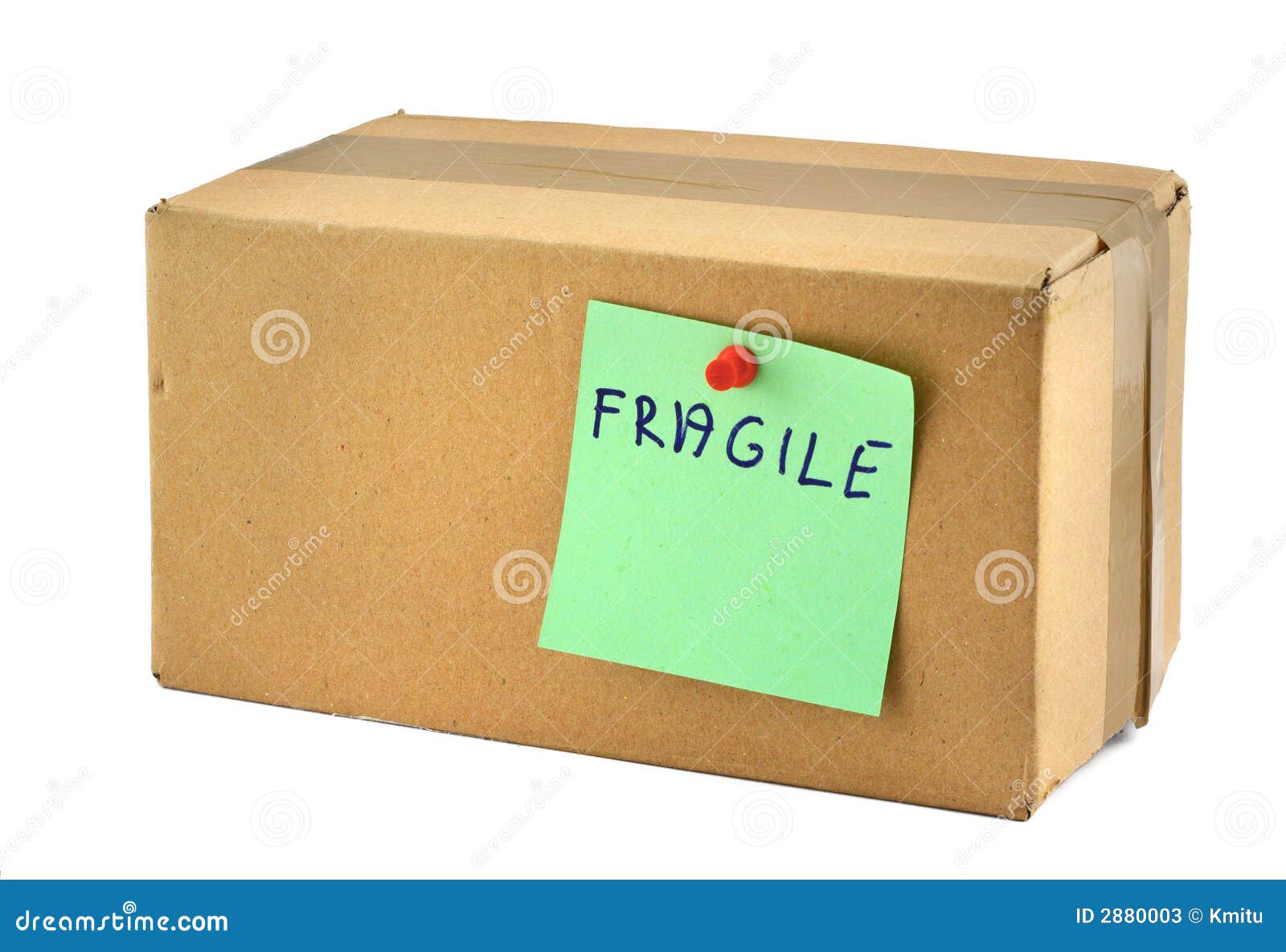 Fragile Cardboard Box Royalty-Free Stock Photo | CartoonDealer.com #2880003