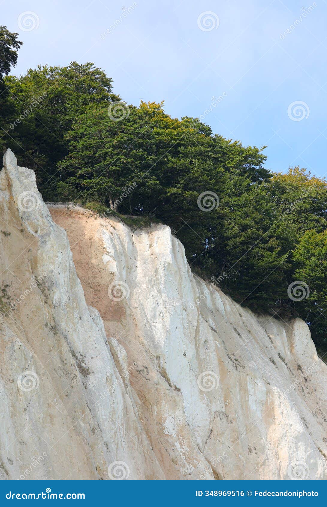 Fragile Cliffs Eroded by Weathering with Rocks at the Top that Risk ...