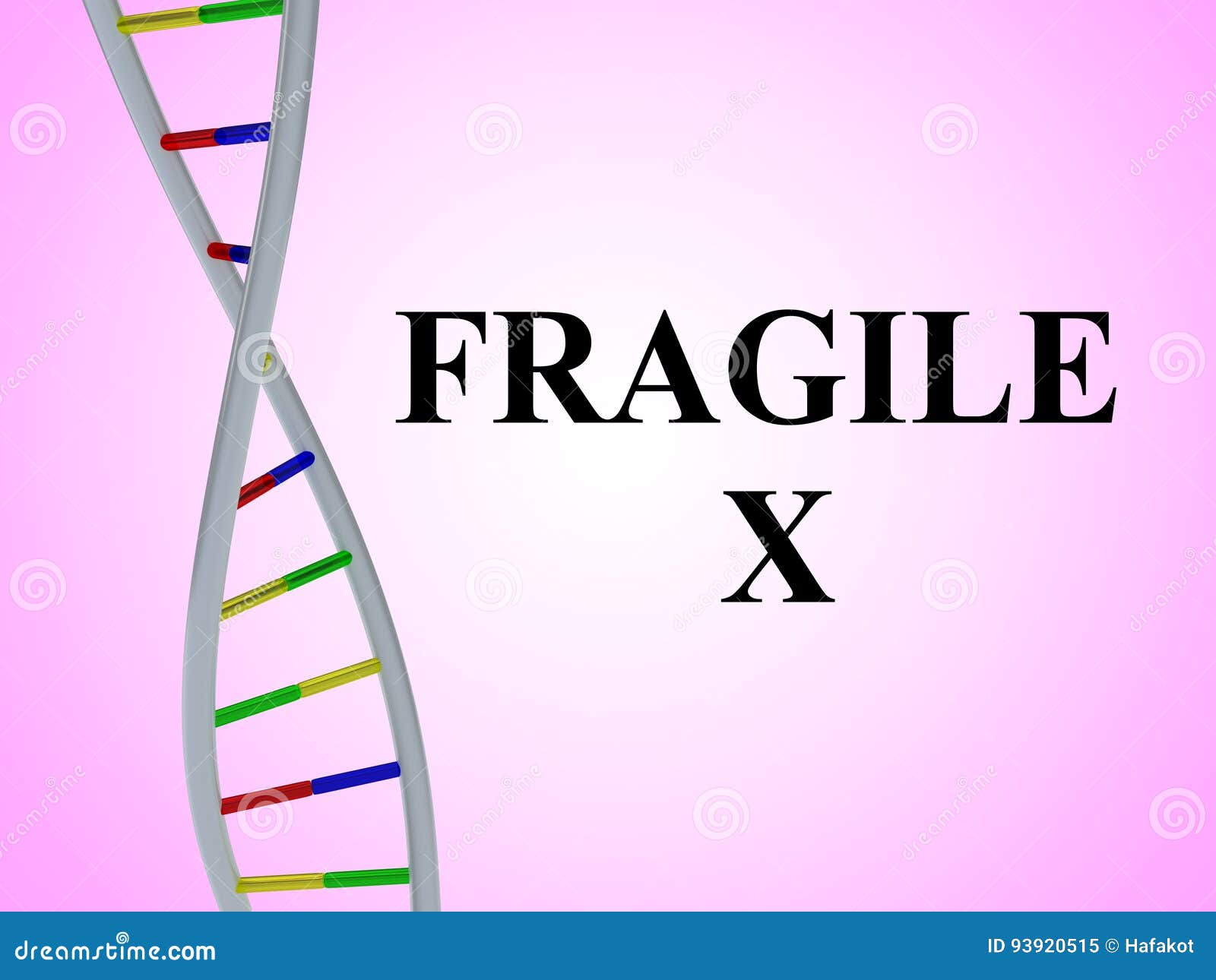 Fragile X concept stock illustration. Illustration of disease - 93920515