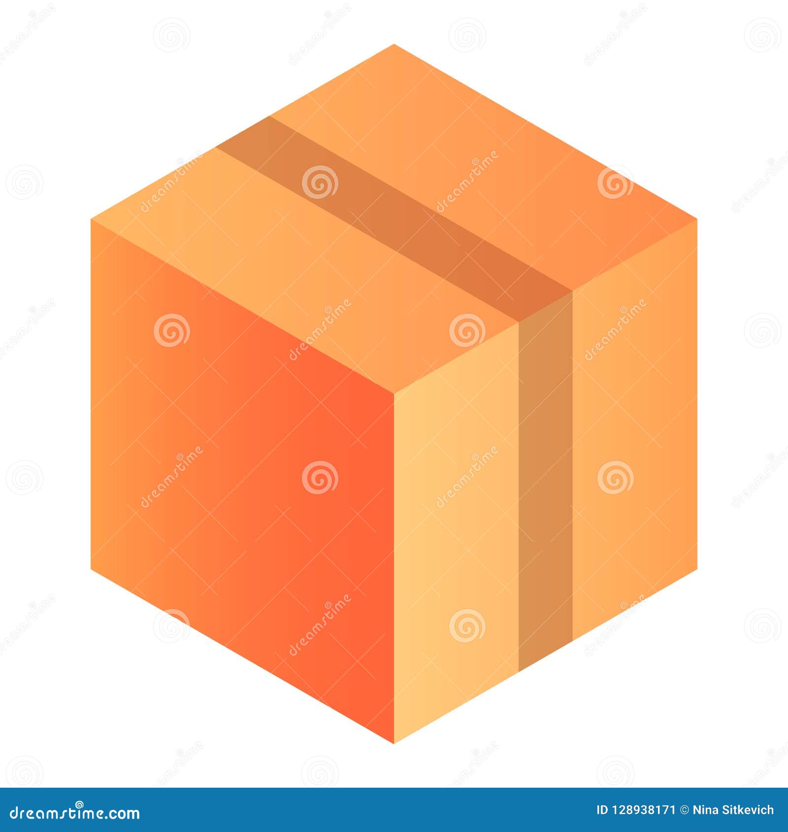 Fragile Delivery Box Icon, Isometric Style Stock Vector - Illustration ...