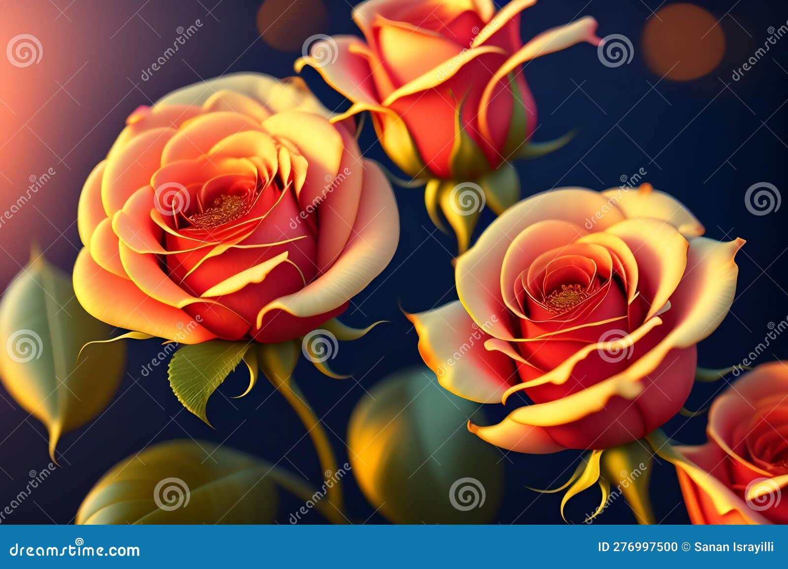 Fragile Freshness of a Rose Petal, Ai Generated Stock Illustration ...