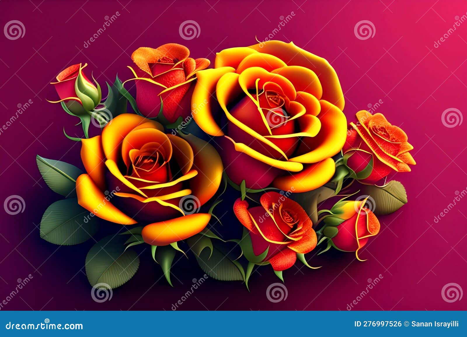 Fragile Freshness of a Rose Petal, Ai Generated Stock Illustration ...