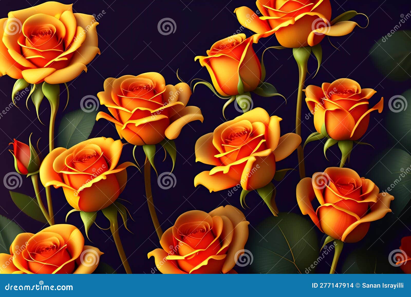 Fragile Freshness of a Rose Petal, Ai Generated Stock Illustration ...