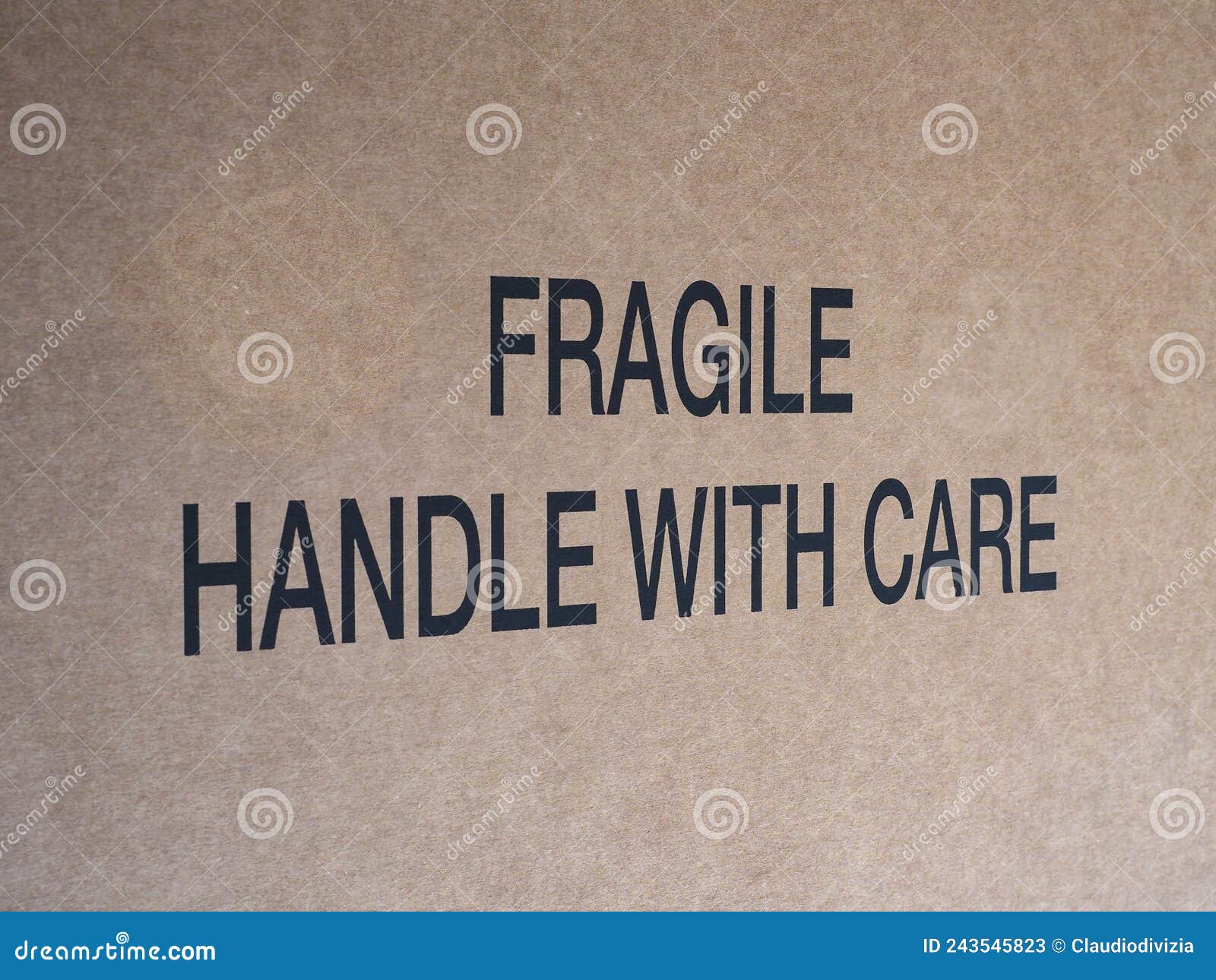 Fragile Handle with Care Sign Stock Image - Image of fragile, packet ...