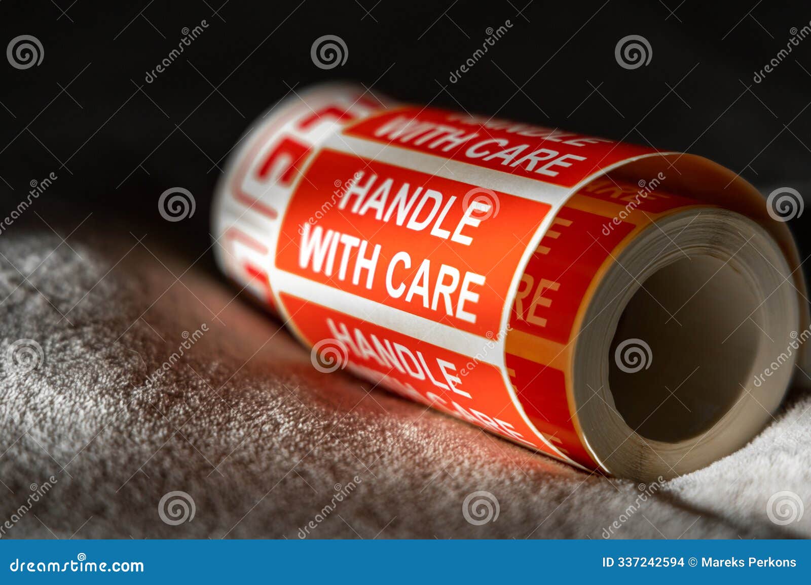 Fragile Handle with Care Sticker Roll Stock Photo - Image of blank ... Fragile Handle with Care Sticker Roll Stock Photo - Image of blank ...