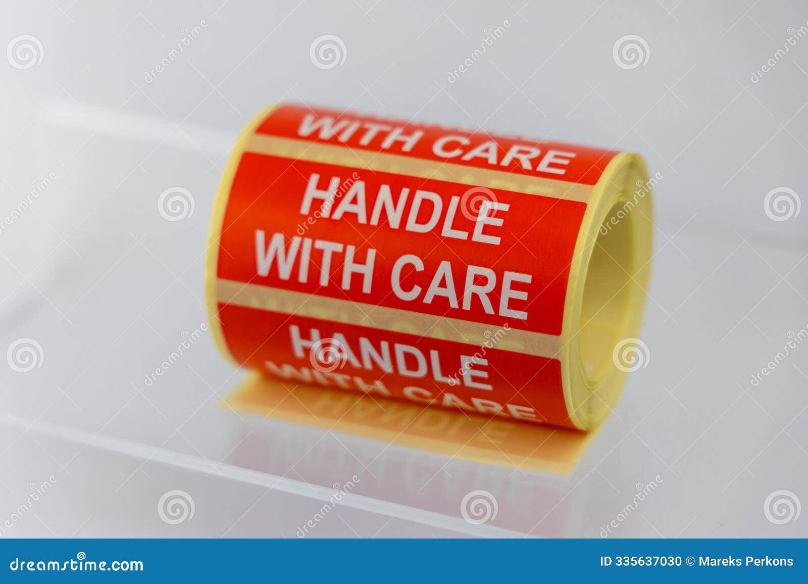 Fragile Handle With Care Sticker Rolls Royalty-Free Stock Photography ...