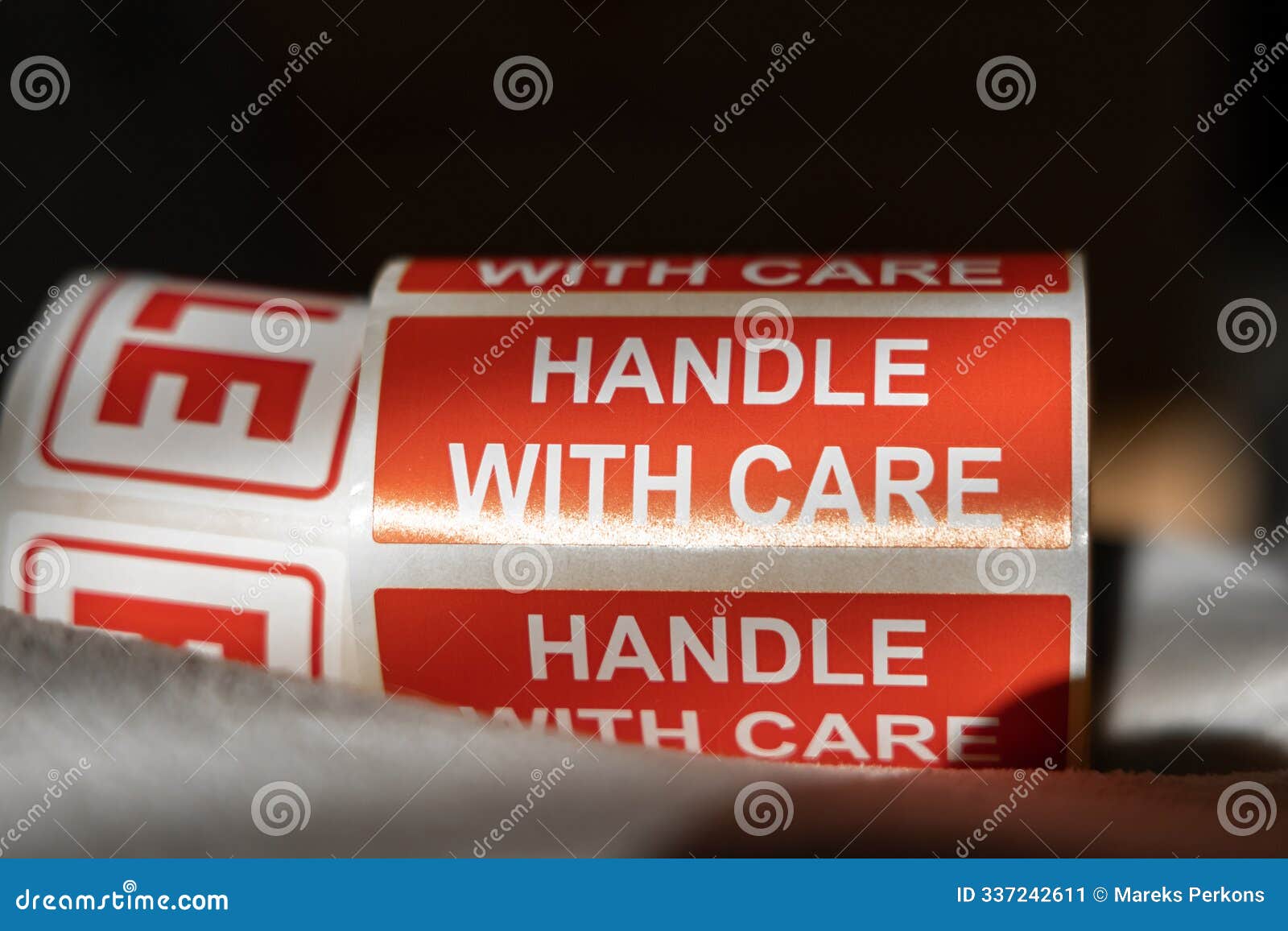 Fragile Handle with Care Sticker Rolls Stock Image - Image of real ... Fragile Handle with Care Sticker Rolls Stock Image - Image of real ...