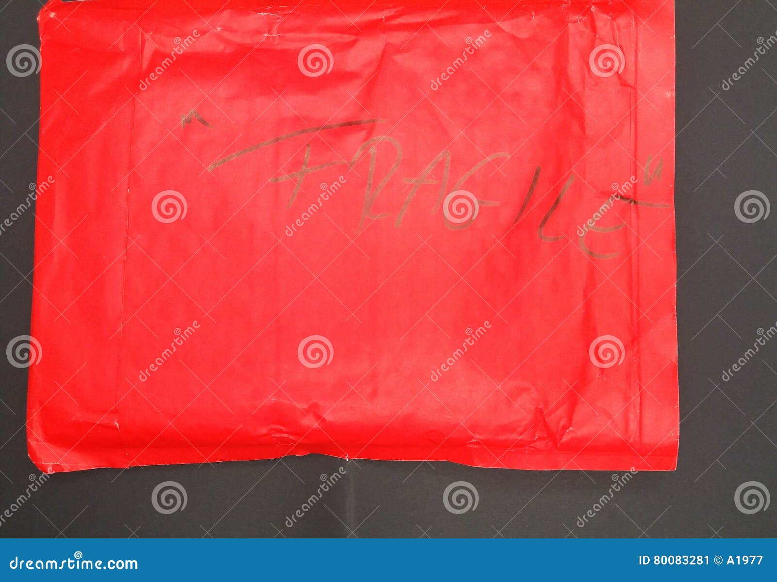 Fragile Handwwritten on a Parcel Stock Image - Image of parcel, packet ...