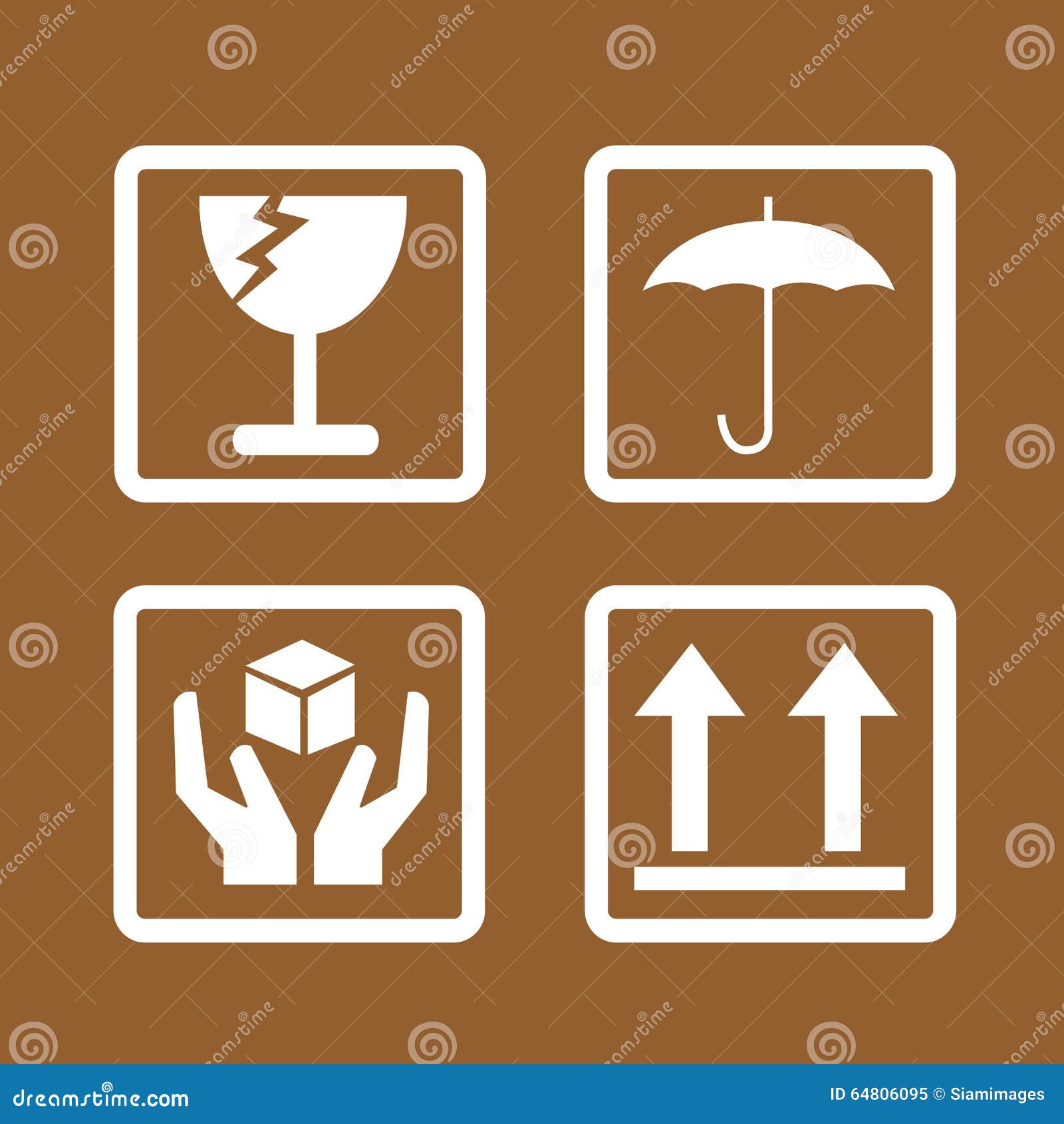 Fragile Icon Symbol Illustration Design Stock Vector - Illustration of ...