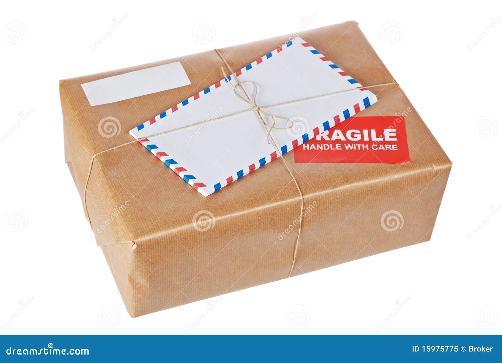 Fragile package stock image. Image of post, message, pack - 15975775
