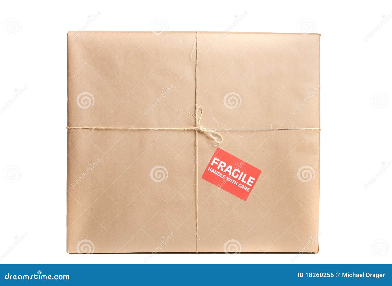 Fragile Package stock photo. Image of deliver, craft - 18260256