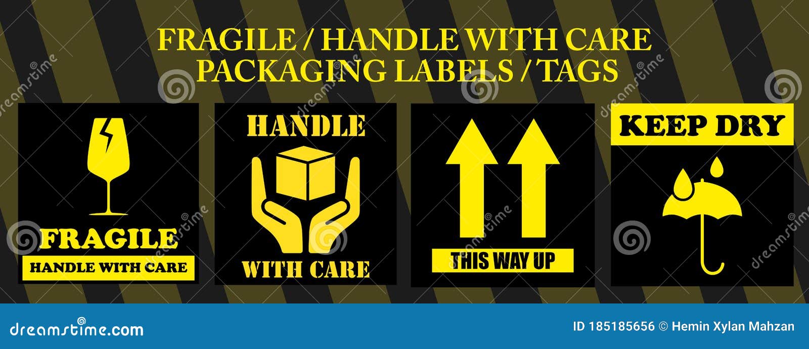 Fragile package label set stock vector. Illustration of logistics ... Fragile package label set stock vector. Illustration of logistics ...