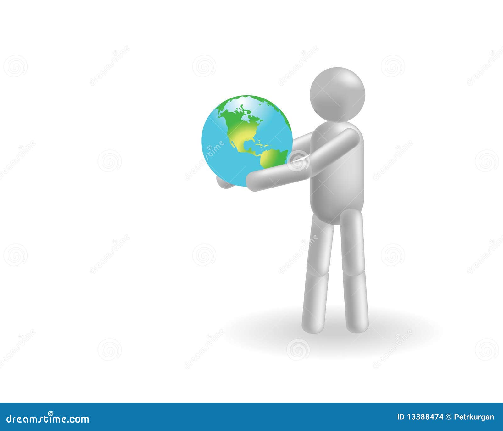 Fragile planet stock vector. Illustration of universe - 13388474