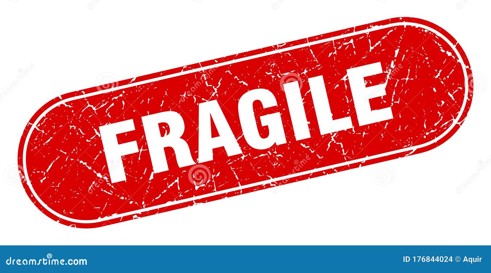 Fragile Sign. Fragile Grunge Stamp Stock Vector - Illustration of label ...
