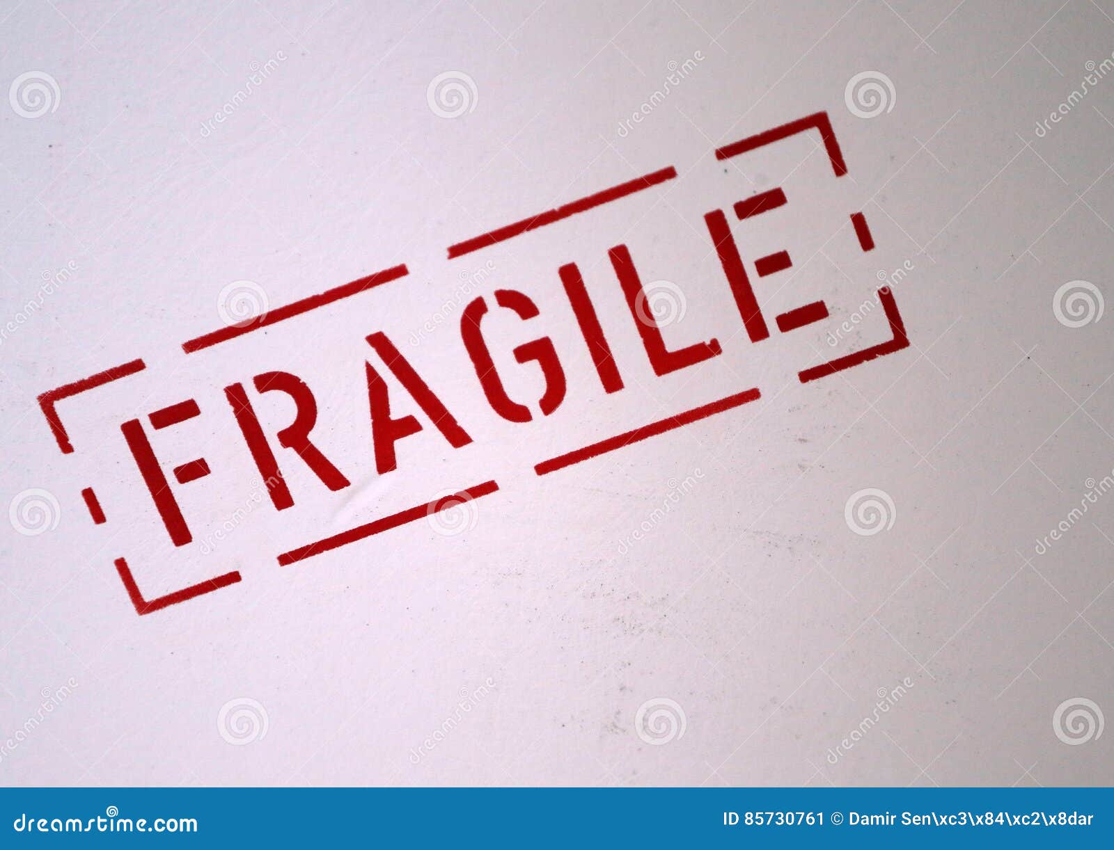 Fragile sign stock image. Image of brand, signage, logo - 85730761