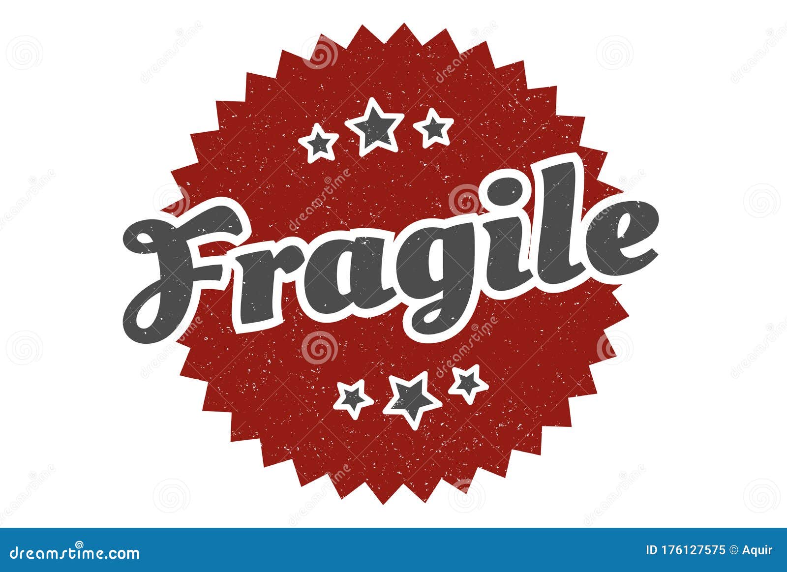 Fragile Sign. Fragile Vintage Retro Label Stock Vector - Illustration ...
