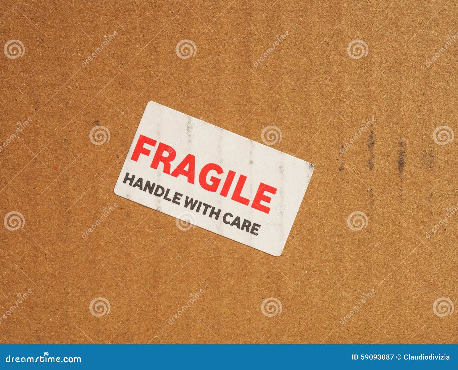 Fragile sign stock image. Image of sign, care, corrugated - 59093087