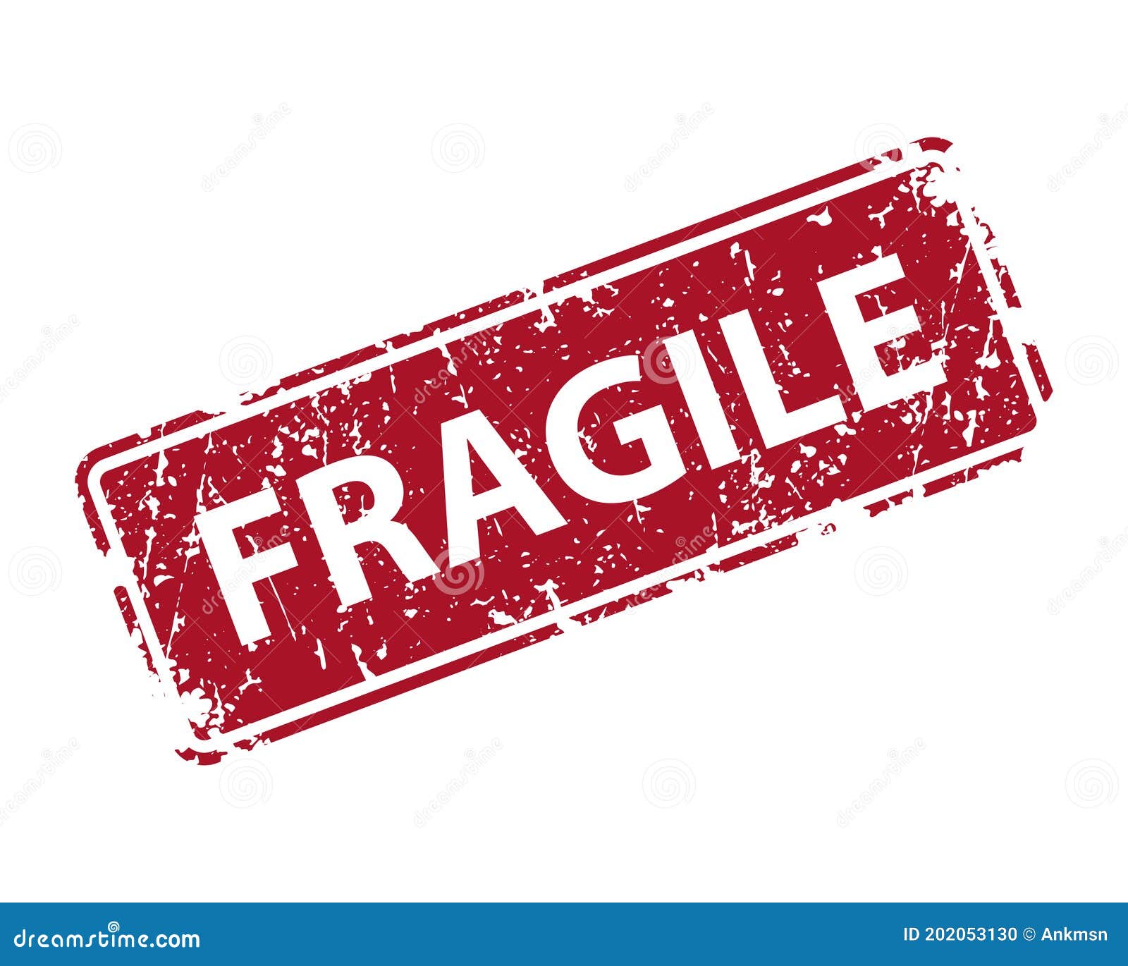 Fragile Stamp Vector Texture. Rubber Cliche Imprint Stock Vector ...
