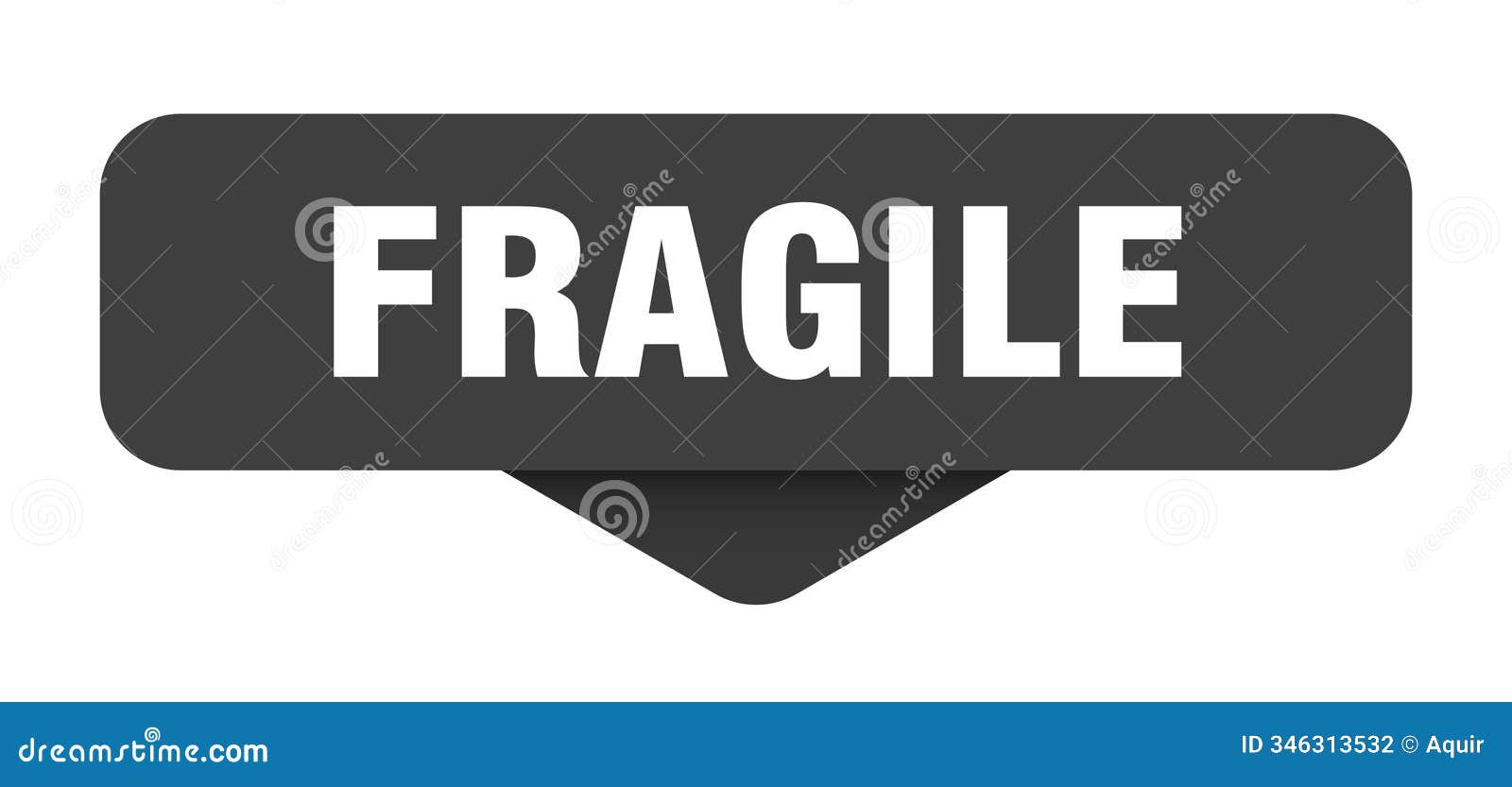 Fragile In Red Rectangular Stamp Royalty-Free Stock Image ...
