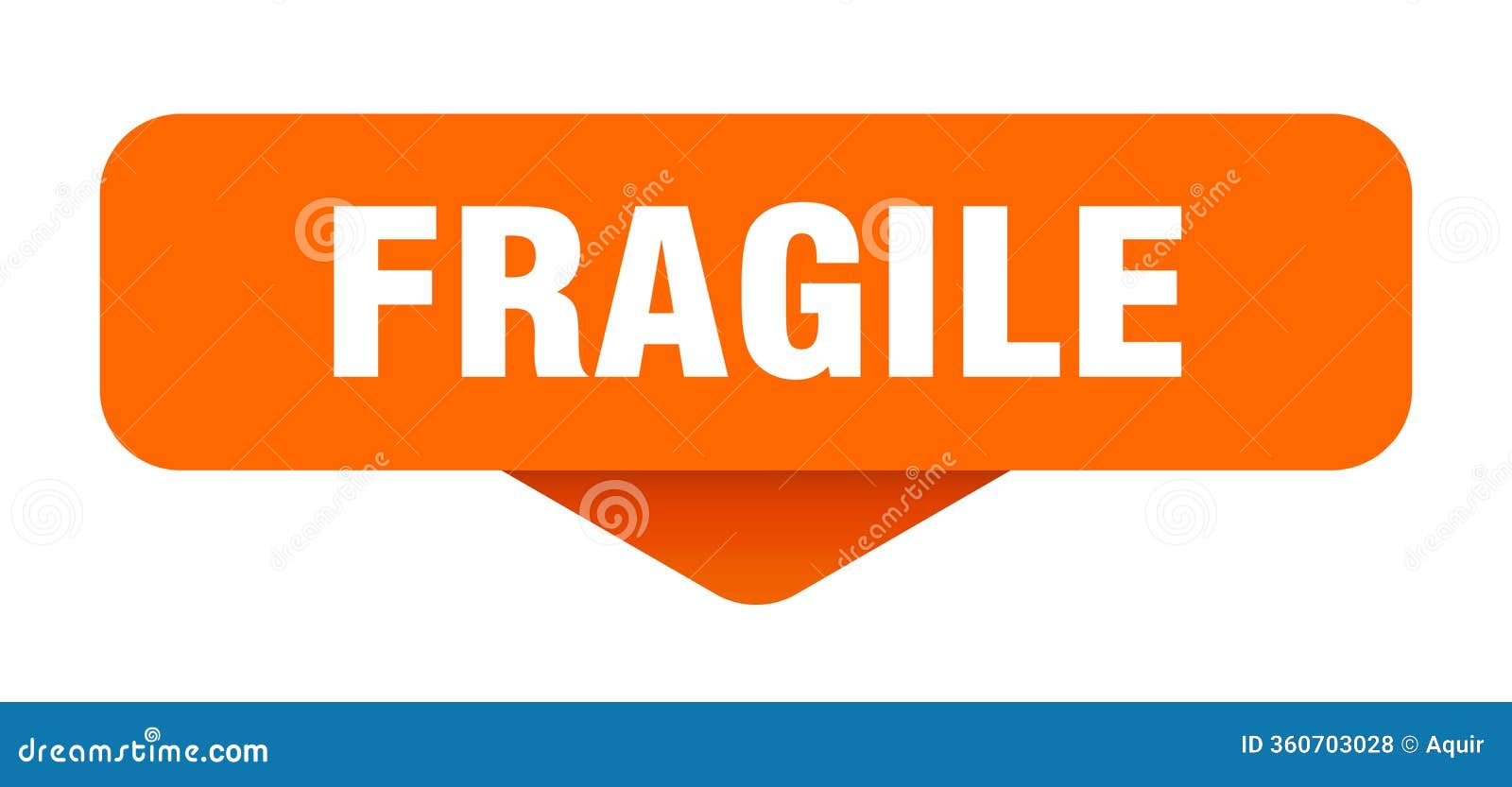 Fragile Sticker Care Handle Vector Label. Glass Fragile Alert Icon ...