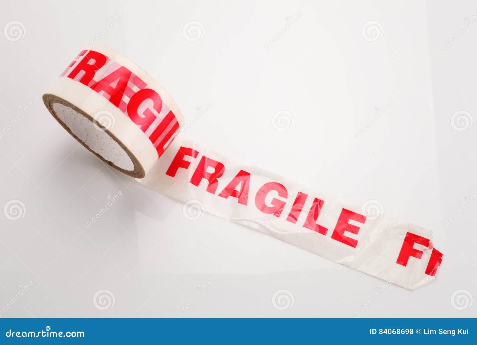 Fragile tape stock photo. Image of adhesive, tape, roll - 84068698