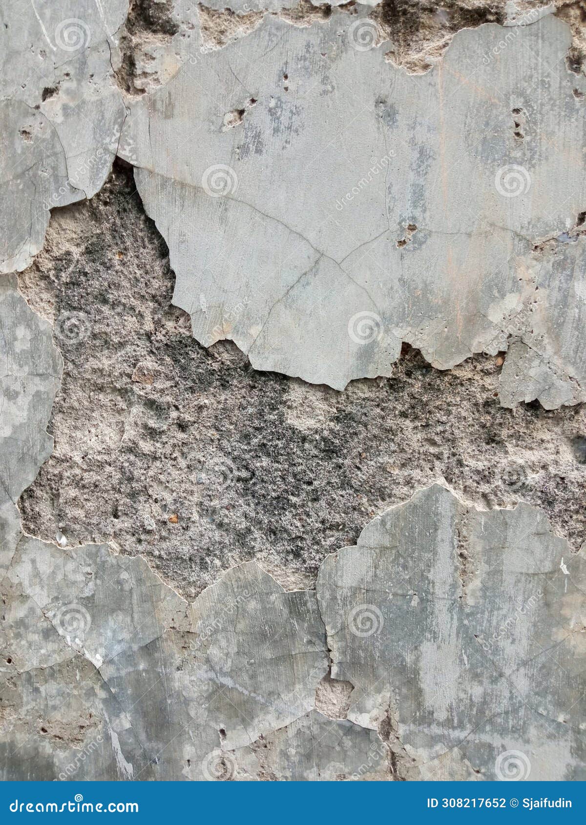 Fragile Walls that are Worn by Time and Weather Changes Stock Photo ...