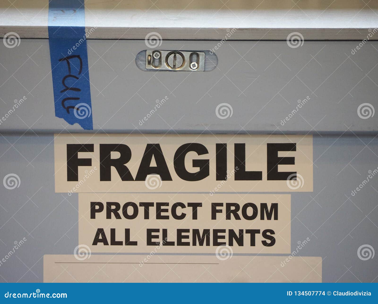 Fragile Warning Sign Stock Photo | CartoonDealer.com #123490374