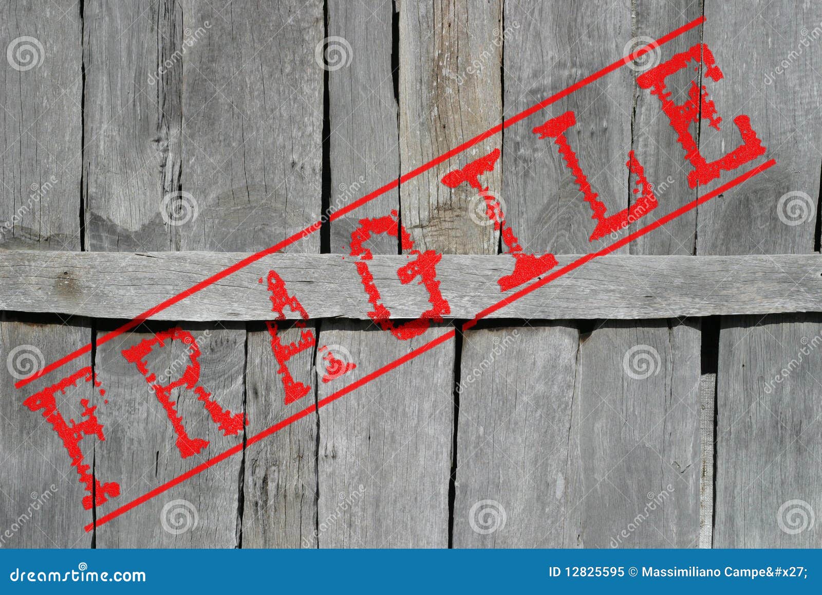 Fragile on wood stock illustration. Illustration of transport - 12825595