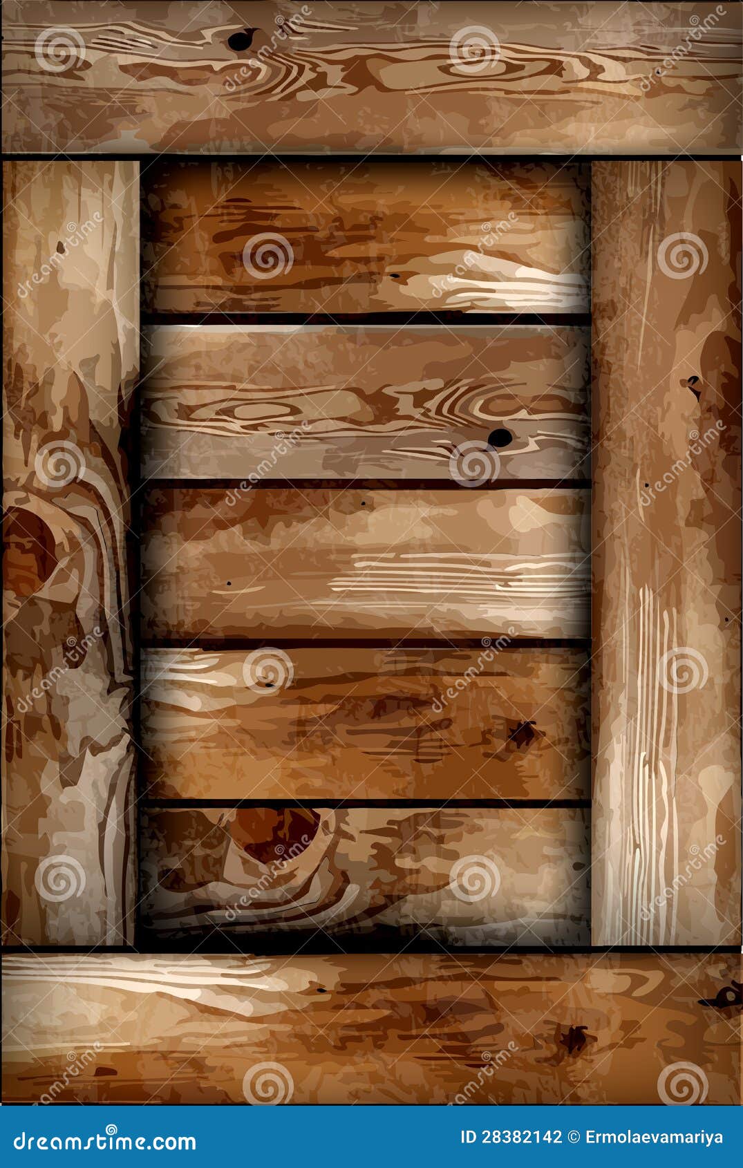 Fragile Wooden Box Texture. Vector Stock Vector - Illustration of ...