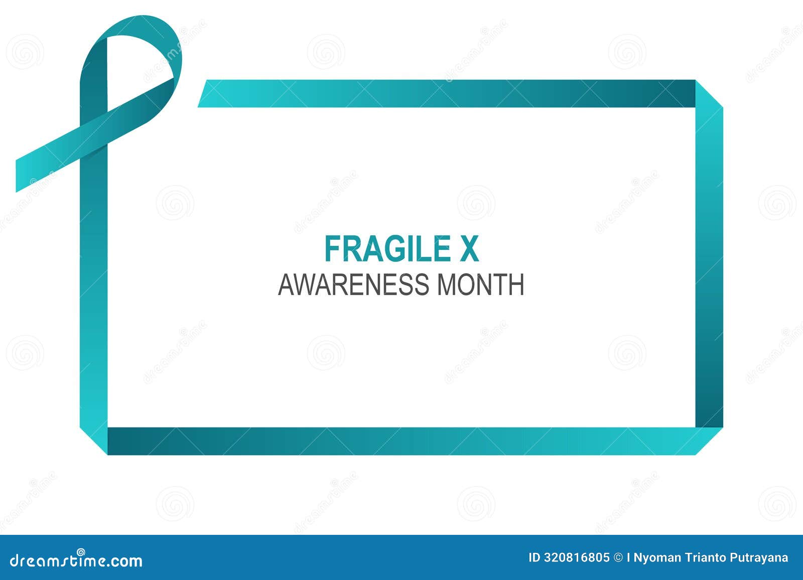 Fragile X Awareness Month. July. Vector Banner Poster | CartoonDealer ...