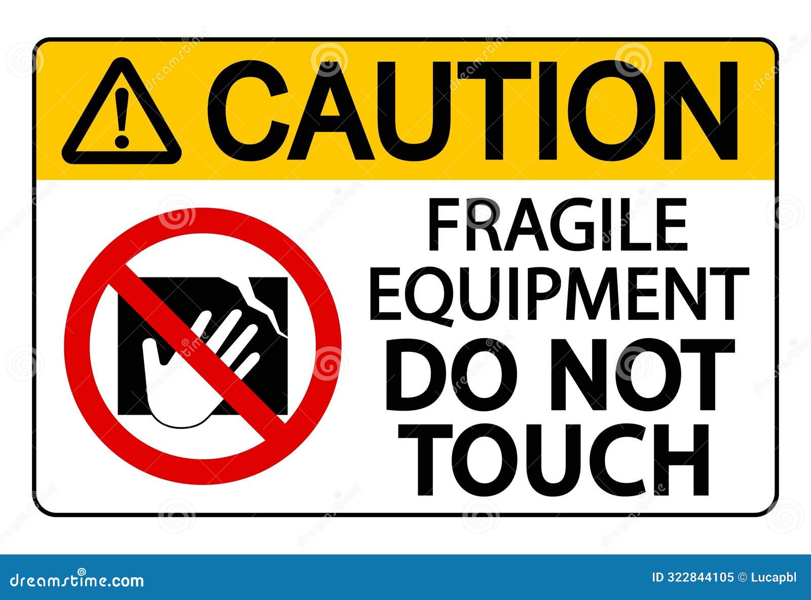 Caution Fragile Roof Symbol Sign, Vector Illustration, Isolate On White ...