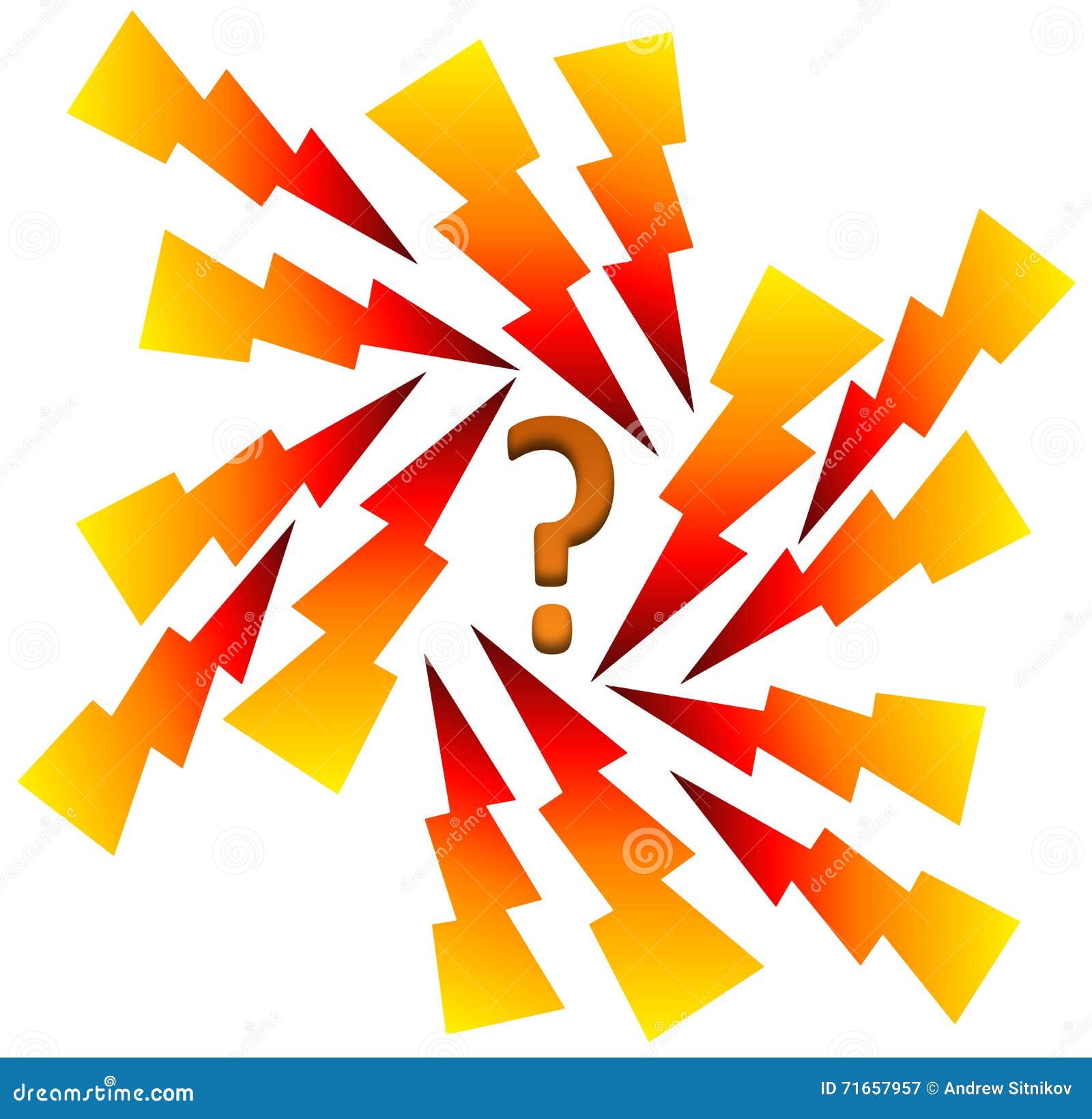 Fraglich stock abbildung. Illustration von symbolisieren - 71657957