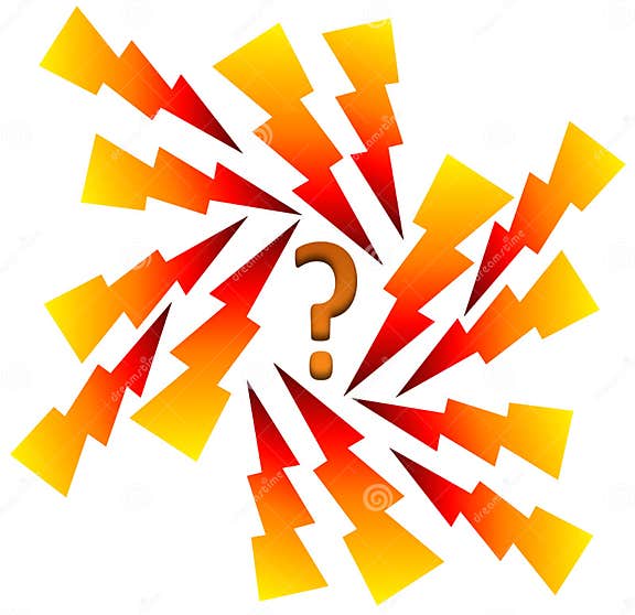 Fraglich stock abbildung. Illustration von symbolisieren - 71657957