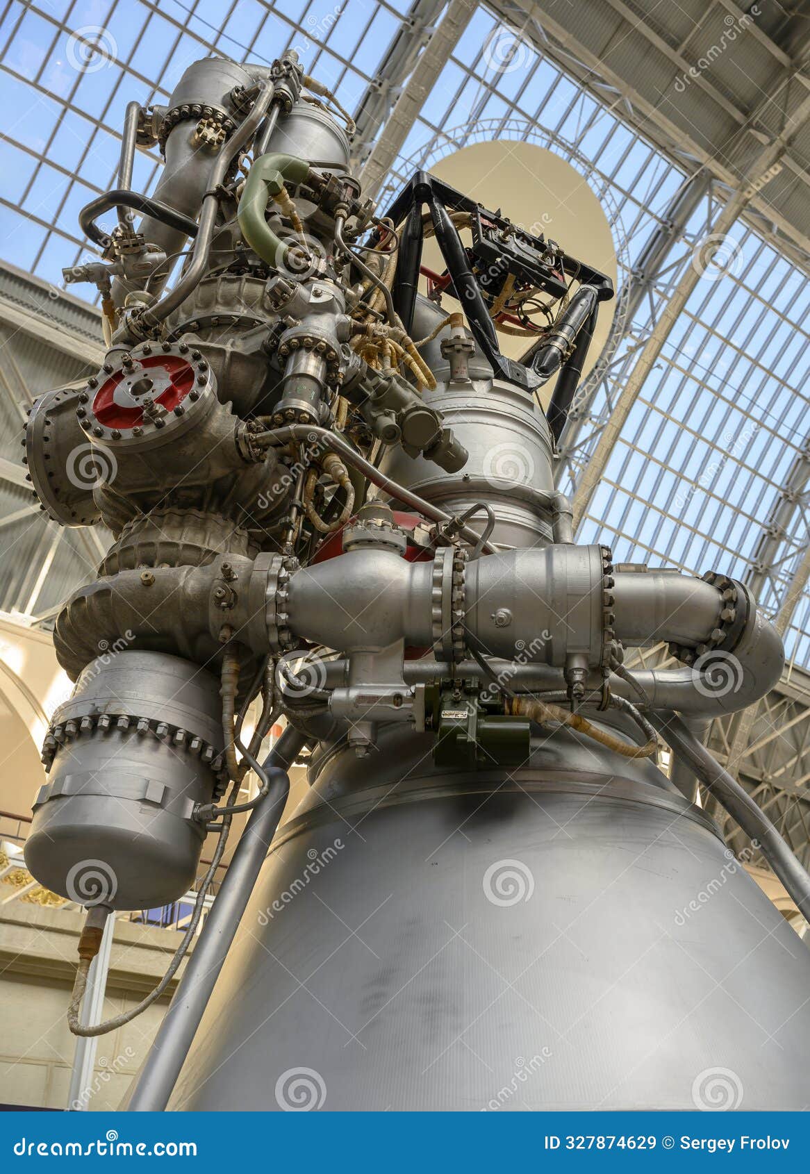 Actual Sample of Liquid-propellant Rocket Second-stage Engine Made in ...