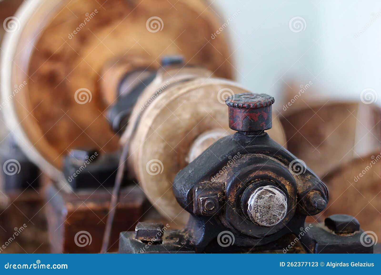 Fragment of an Ancient Amber Processing Machine Stock Image - Image of ...