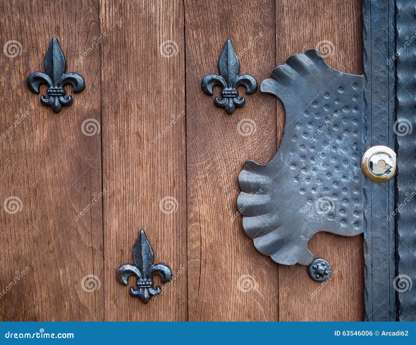 Fragment of the Ancient Gates Stock Photo - Image of pattern ...