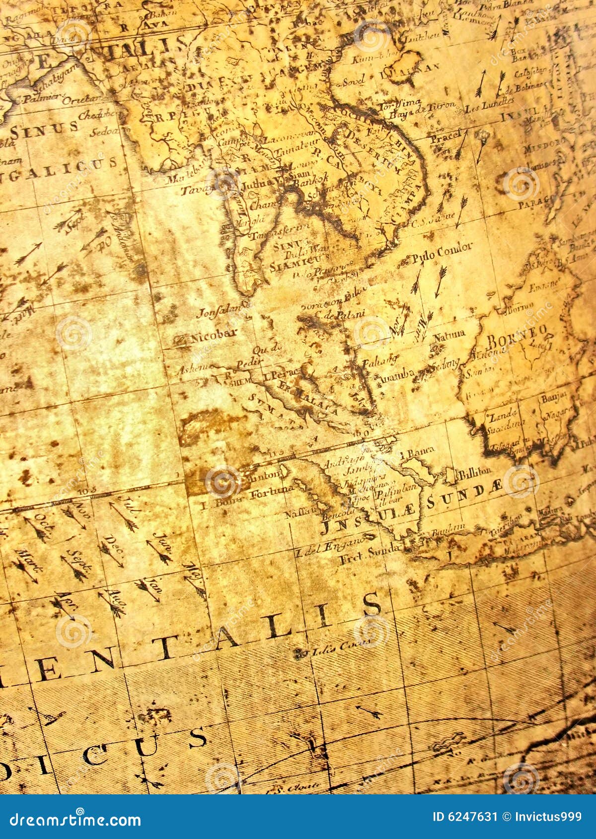 Fragment of ancient map stock image. Image of fiber, blank - 6247631