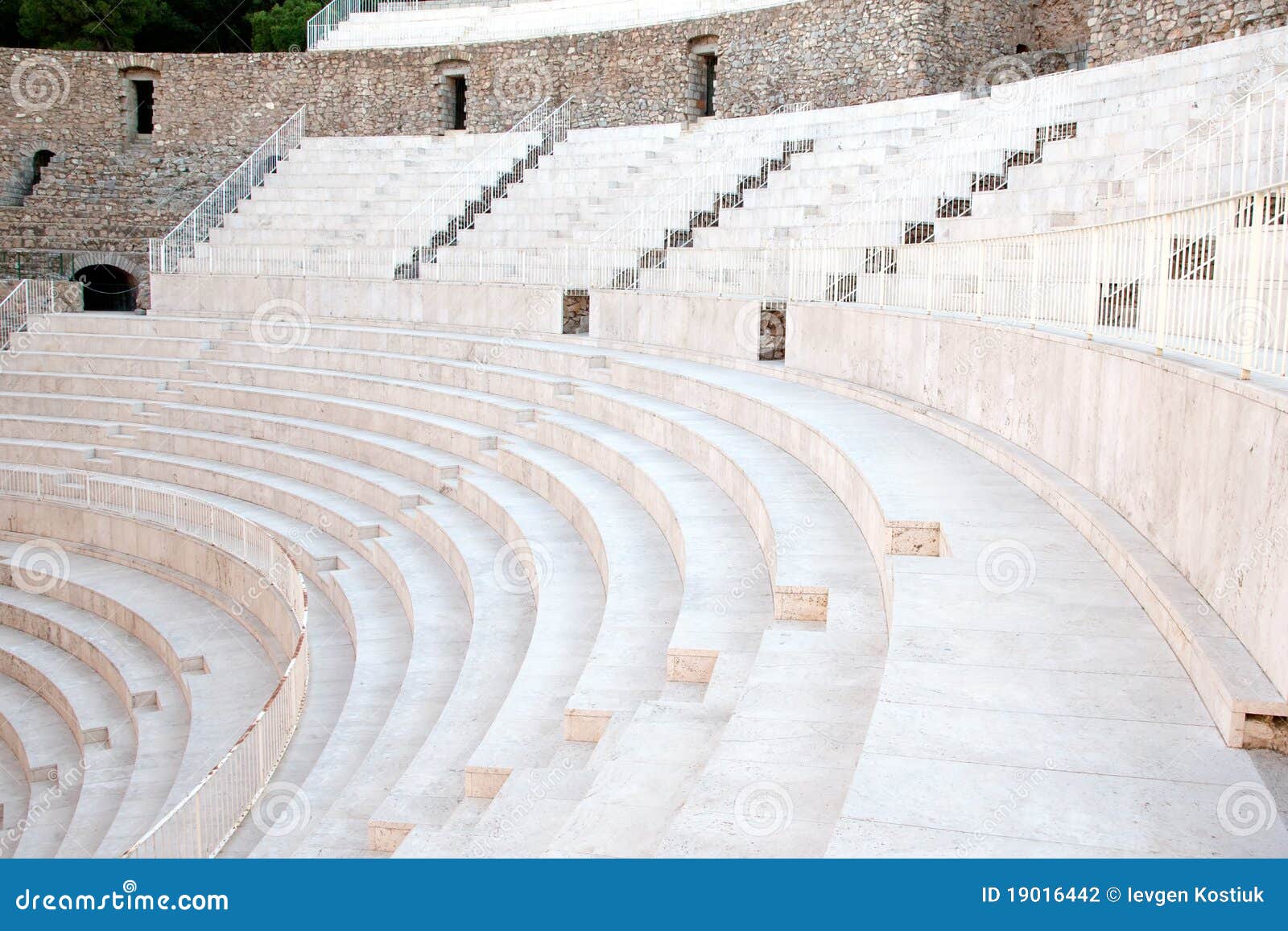 The Fragment of Ancient Theatre Stock Photo - Image of civilization ...
