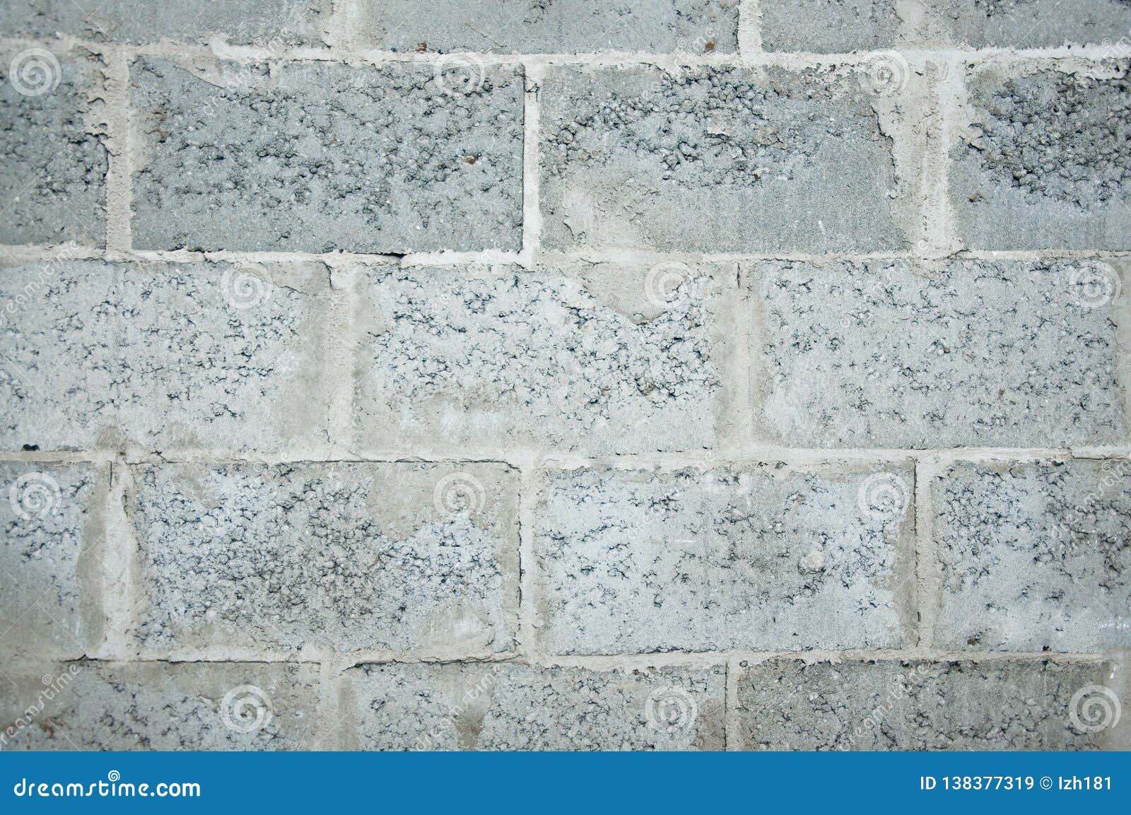 Part of the Masonry Wall at a Construction Site. Stock Image - Image of ...