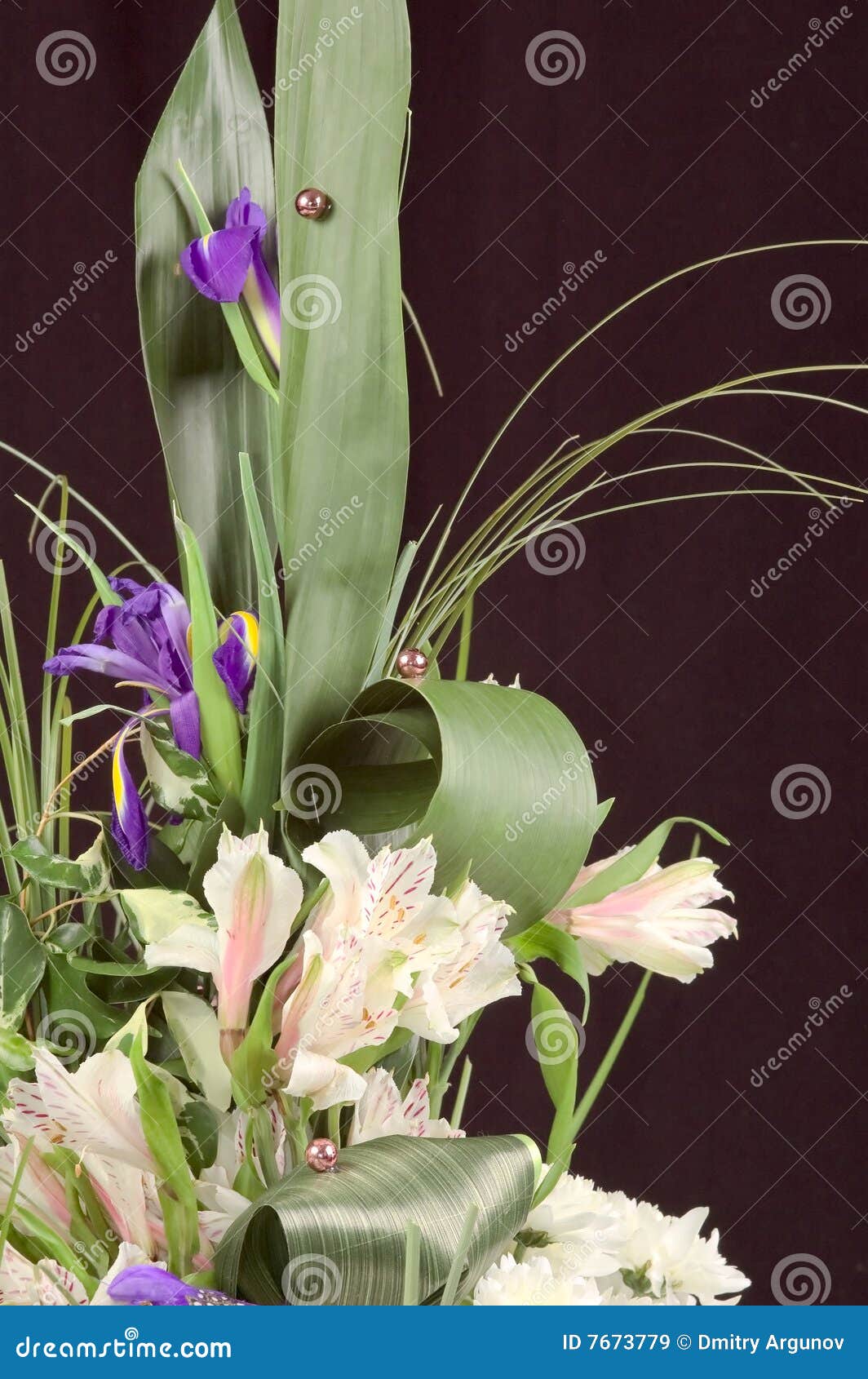 Fragment of Beautiful Bouquet Stock Image - Image of nature, hand: 7673779