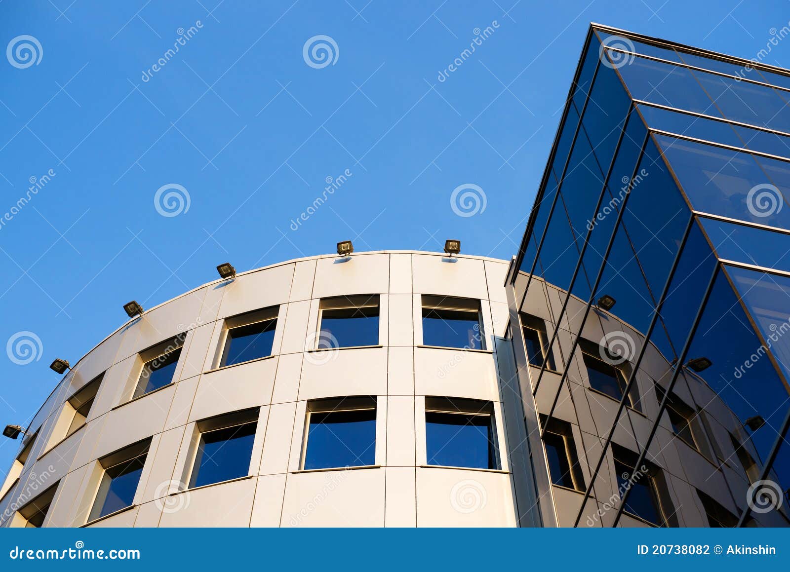 Fragment of the building stock photo. Image of corporate - 20738082
