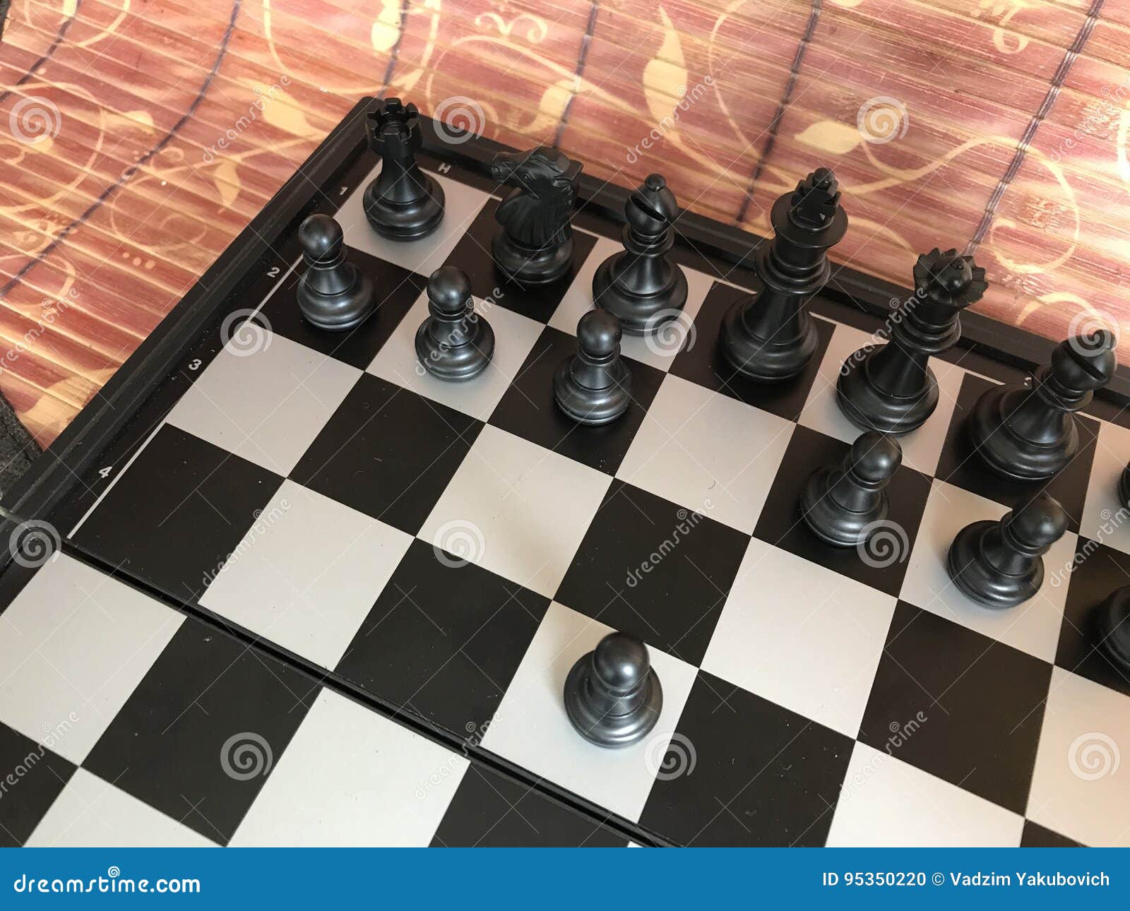 Fragment of Chess Party. Course of a Pawn E2-e4 Stock Photo - Image of ...