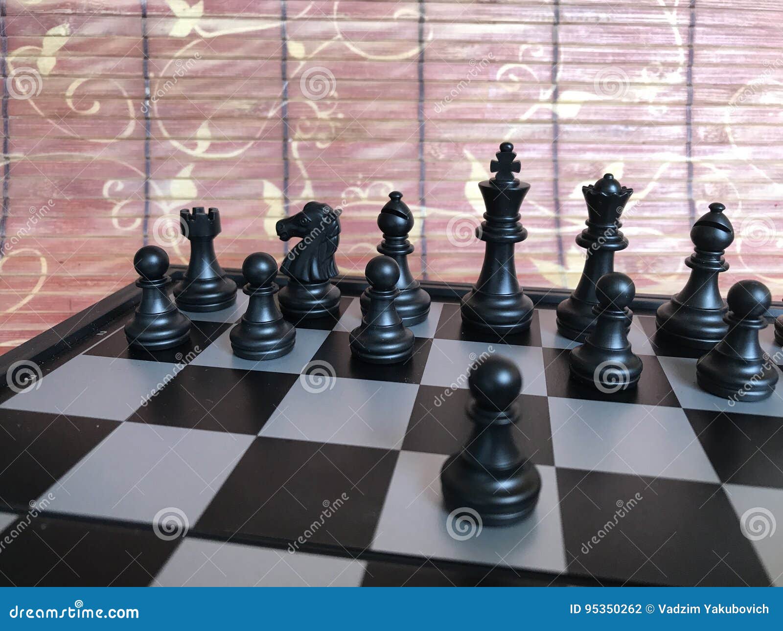 Fragment of Chess Party. Course of a Pawn E2-e4 Stock Photo - Image of ...