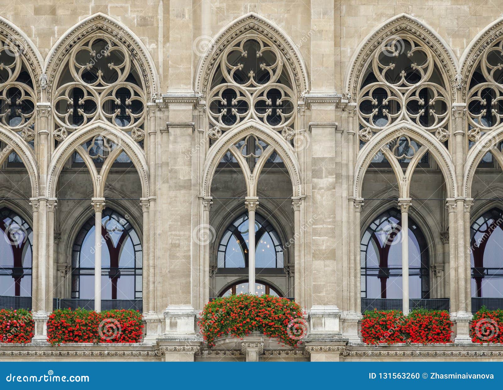 Gothic arch stock photo. Image of facade, medieval, symmetry - 131563260