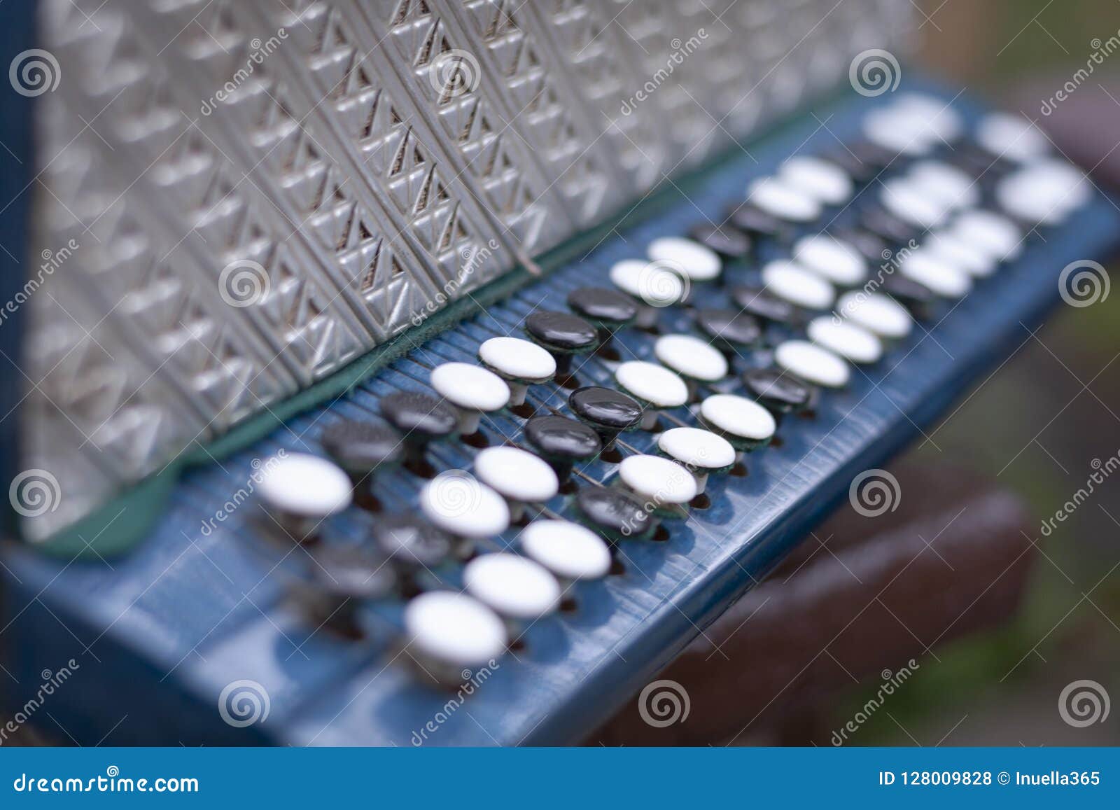 Fragment of Classical Retro Bayan Accordion, Musical Instrument Stock ...