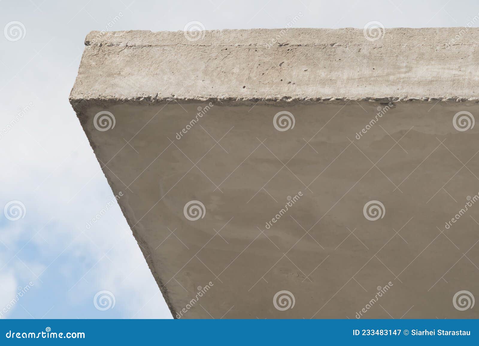 A Fragment of a Concrete Slab at a Construction Site Stock Image ...