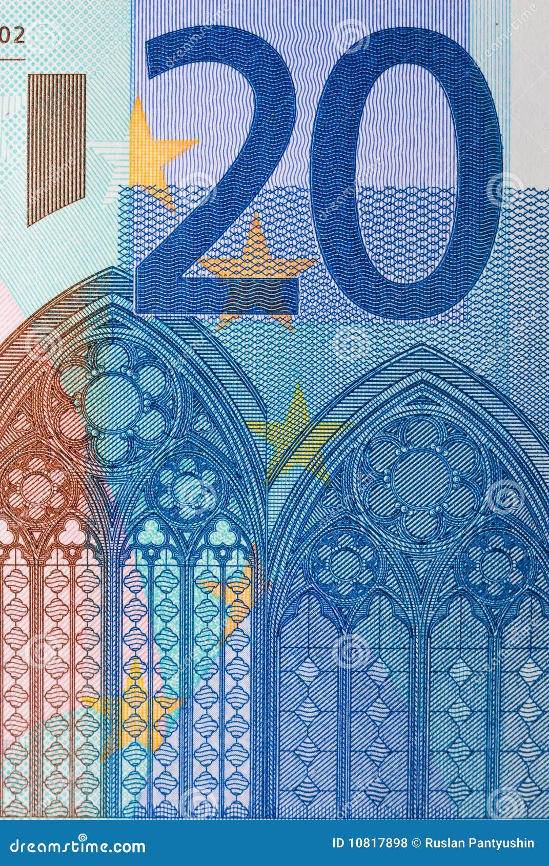 Fragment De Billet De Banque Photo stock - Image of argent, vingt: 10817898