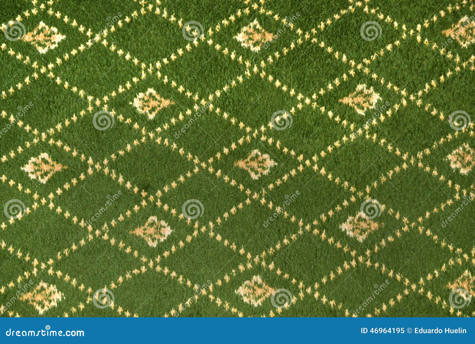 Fragment of Decorative Carpet Fabric Pattern Stock Illustration ...