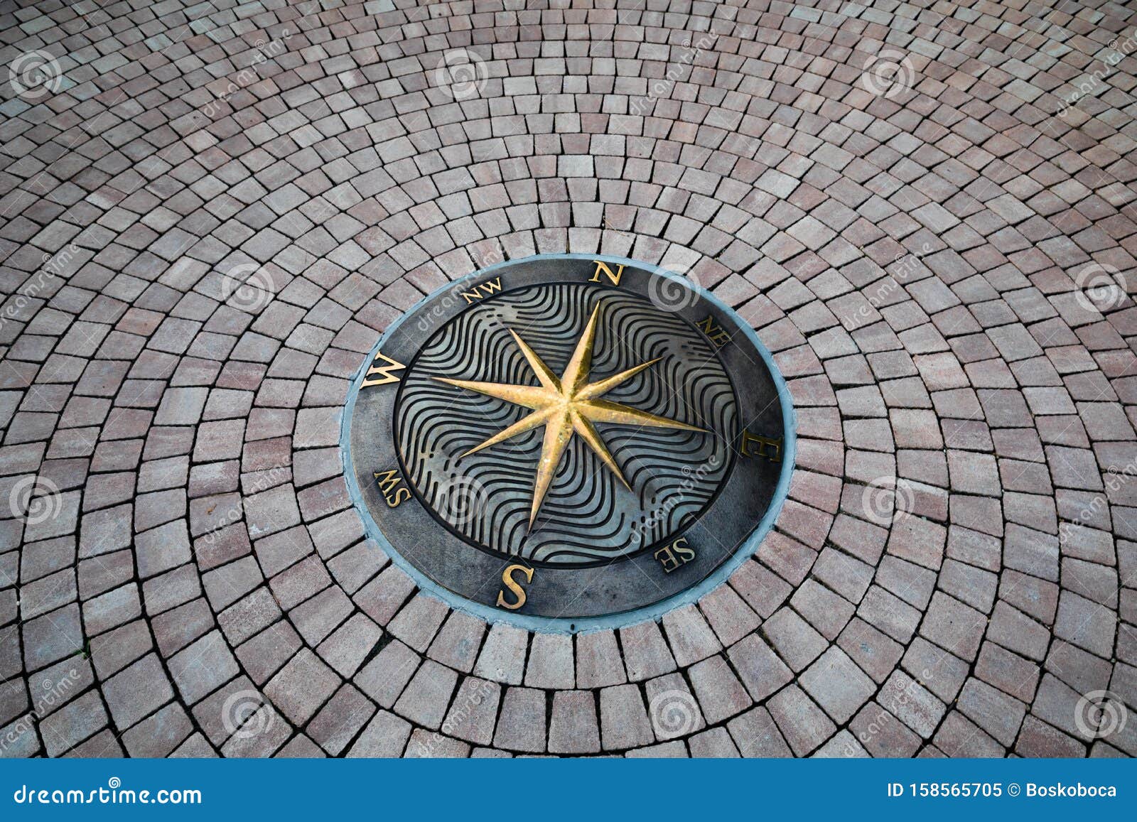 Compass stock image. Image of adventure, geography, north - 158565705